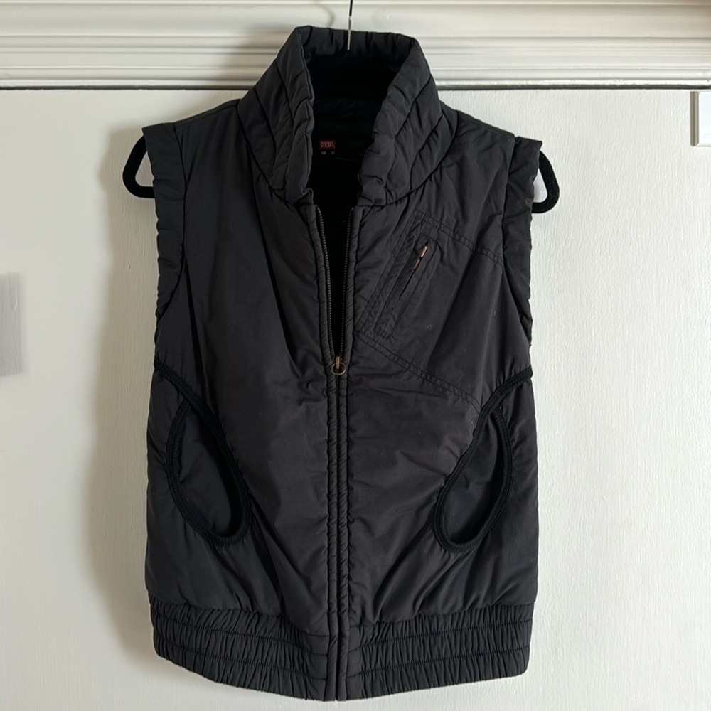 Vintage Diesel Puffer Vest Rare And Awesome Xs - Gem